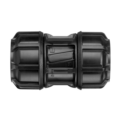 Poly Metric Compression Fittings - 3G METRIC JOINER POLXPOL 32MM - Irribiz