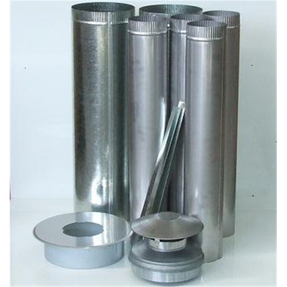 Flue Kits - Flue Kit Super Single 4.5" to Suit Masport Pot Belly ...